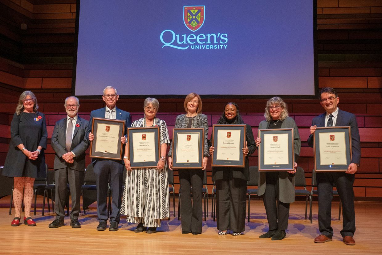 Six honoured with 2025 Distinguished Service Awards | Queen's Alumni